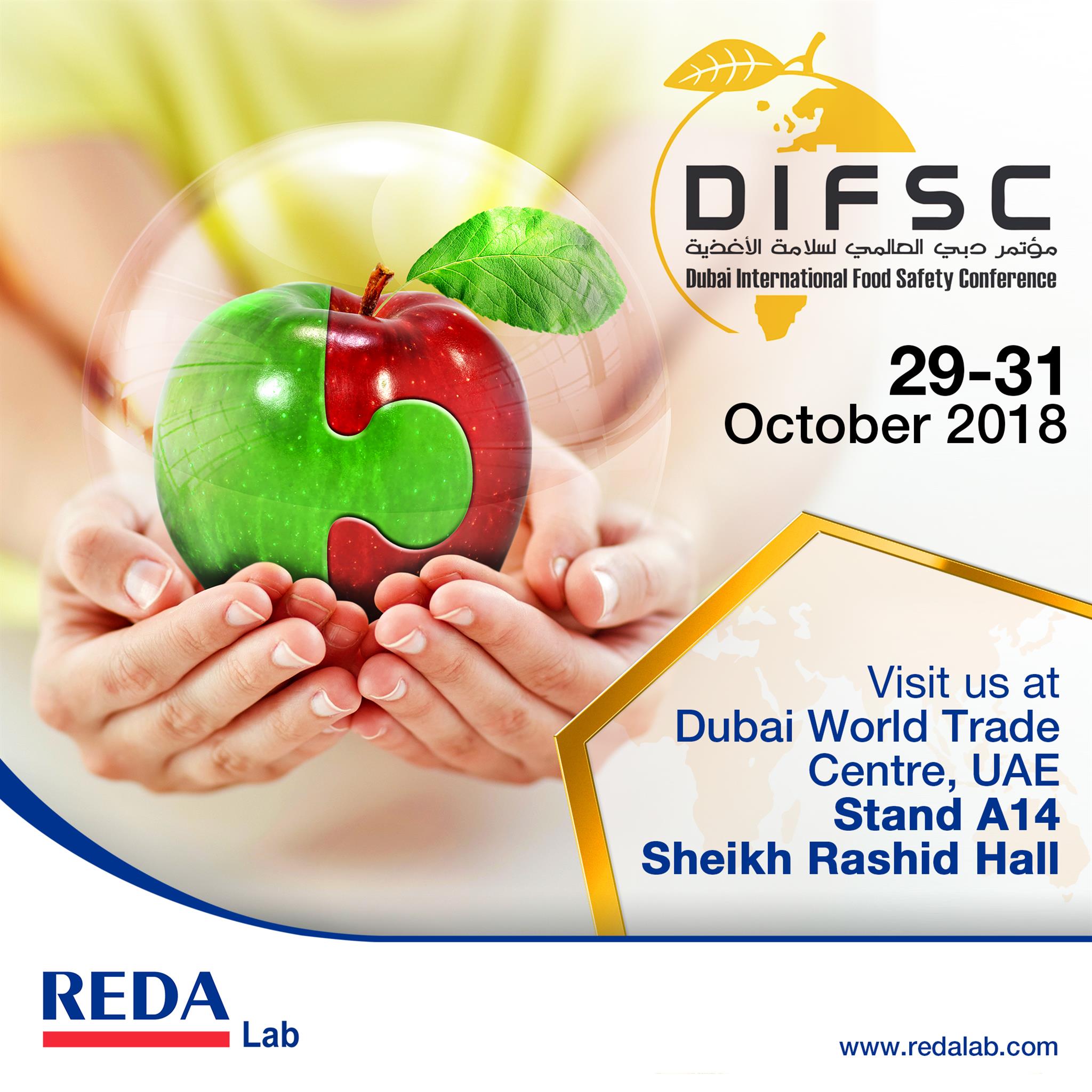 DIFSC Dubai International Food Safety Conference Invitation – REDA Bake